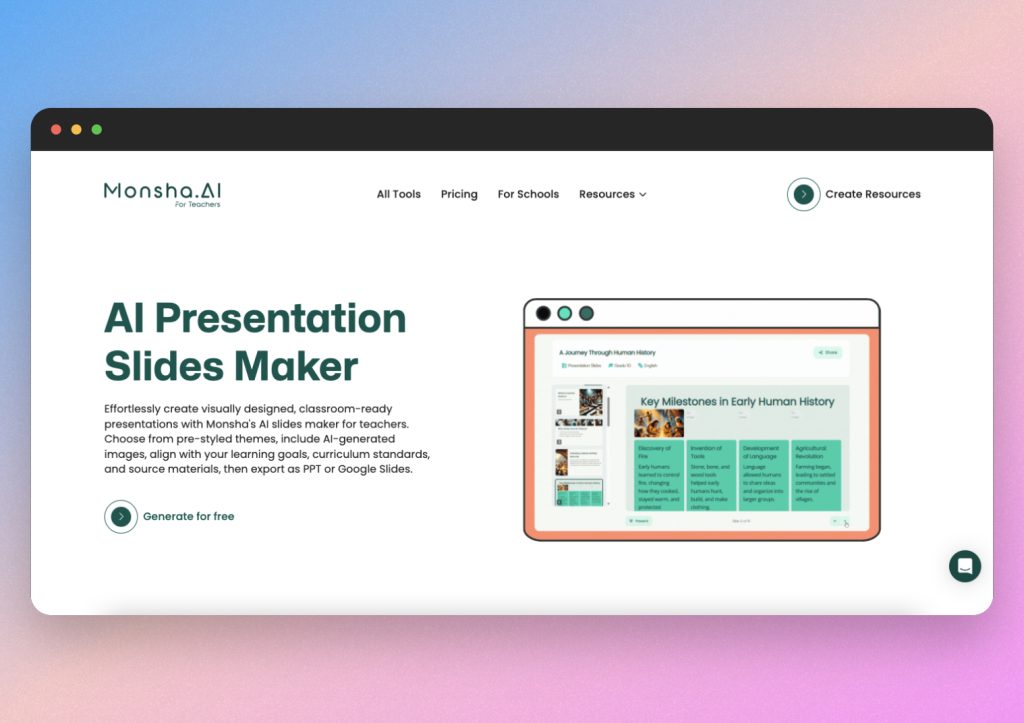 Best AI Presentation Maker for Teachers - SlideSpeak