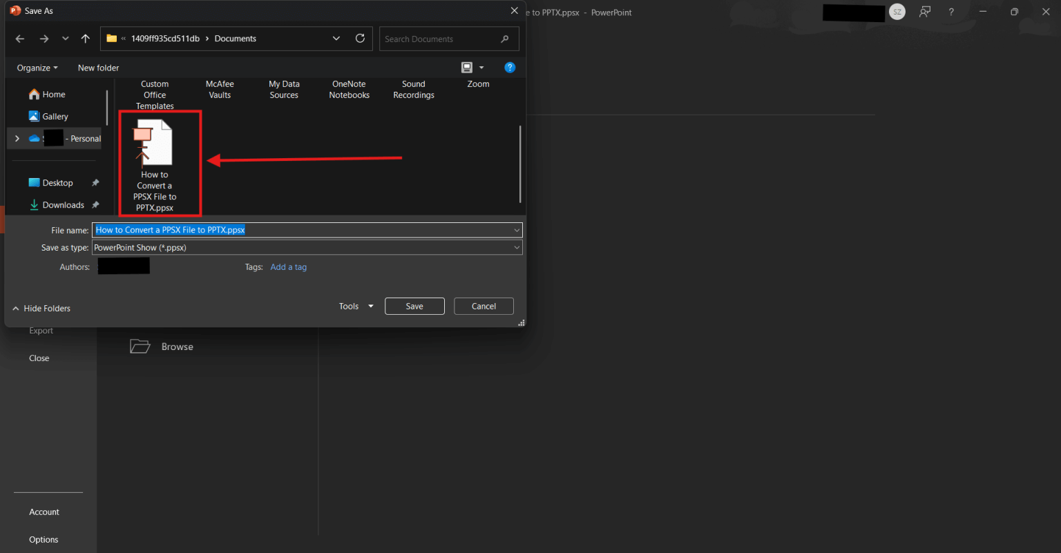 How Do You Convert PPSX to PPTX Easily?
