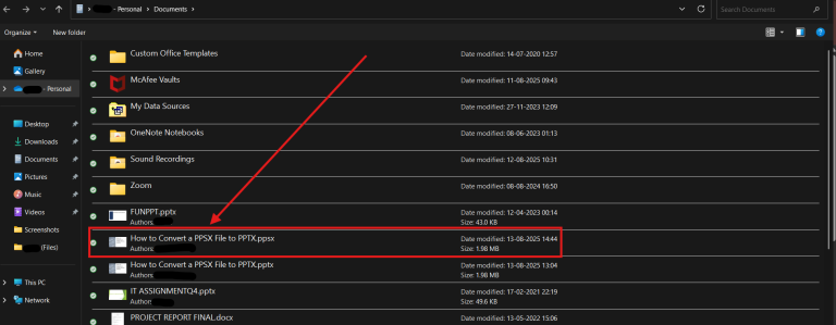 How Do You Convert PPSX to PPTX Easily?