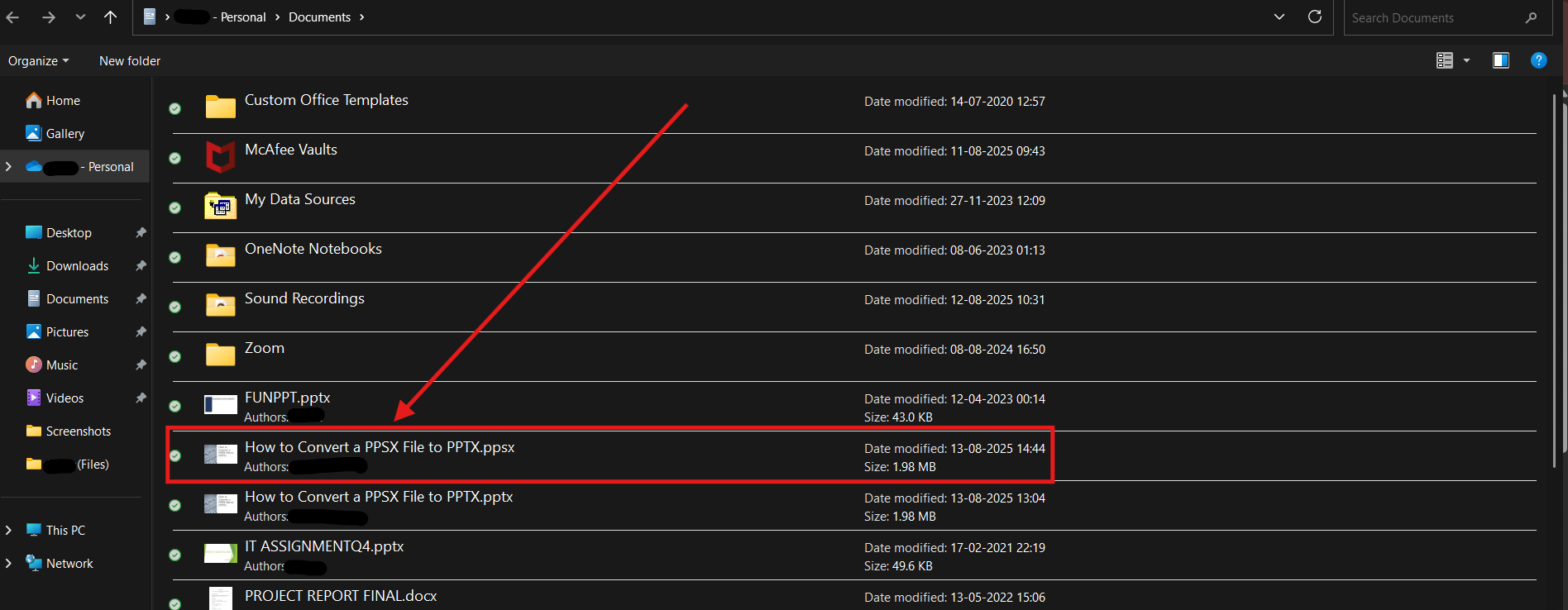 How Do You Convert PPSX to PPTX Easily?